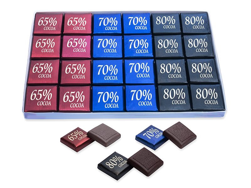 ШОКОЛАД ЧЕРНЫЙ "Set of chocolates «Rakhat» 65%, 70%, 80% сосоа " купить ...